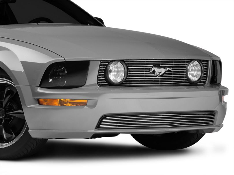Modern Billet Mustang Billet Grille - Polished 0509-gt-style-grille (05 ...