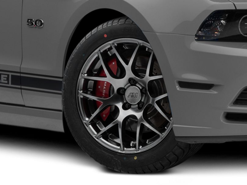 Mustang AMR Dark Stainless Wheel - 18x8 (10-14 All, Excluding 13-14 GT500)