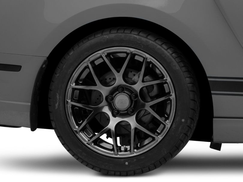 Mustang AMR Dark Stainless Wheel - 18x10 - Rear Only (10-14 All ...