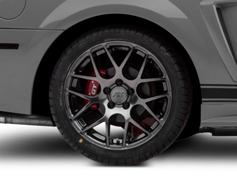 Mustang AMR Dark Stainless Wheel - 18x10 - Rear Only (99-04 All)