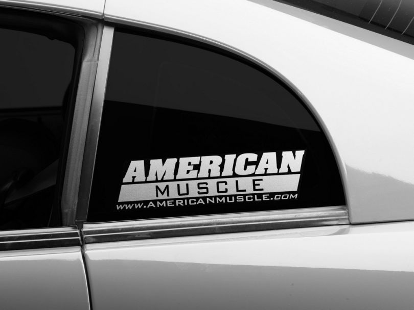 American Muscle Graphics Mustang AmericanMuscle Quarter Window Decal ...