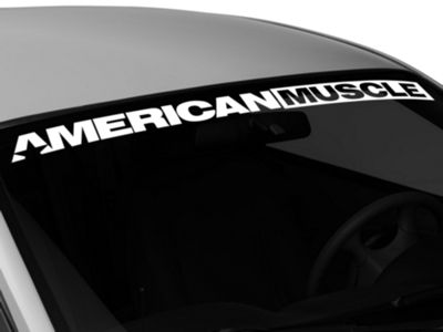 American Muscle Graphics Mustang AmericanMuscle Quarter Window Decal ...