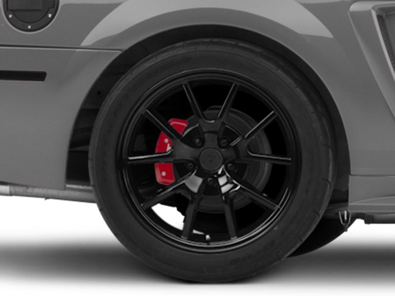 Mustang FR500 Style Solid Black Wheel - 18x10 - Rear Only (99-04 All)