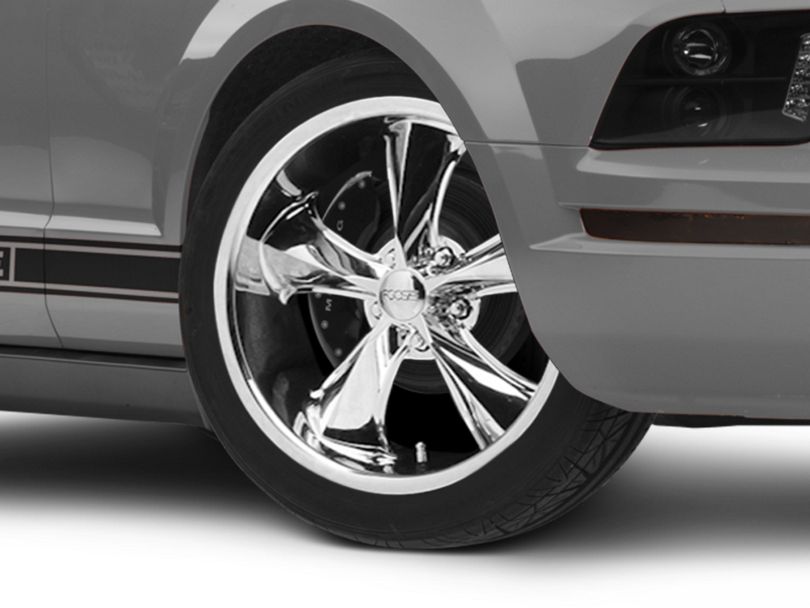 Foose Mustang Legend Chrome Wheel - 18x9.5 F105189565+34 (05-09 GT, V6)