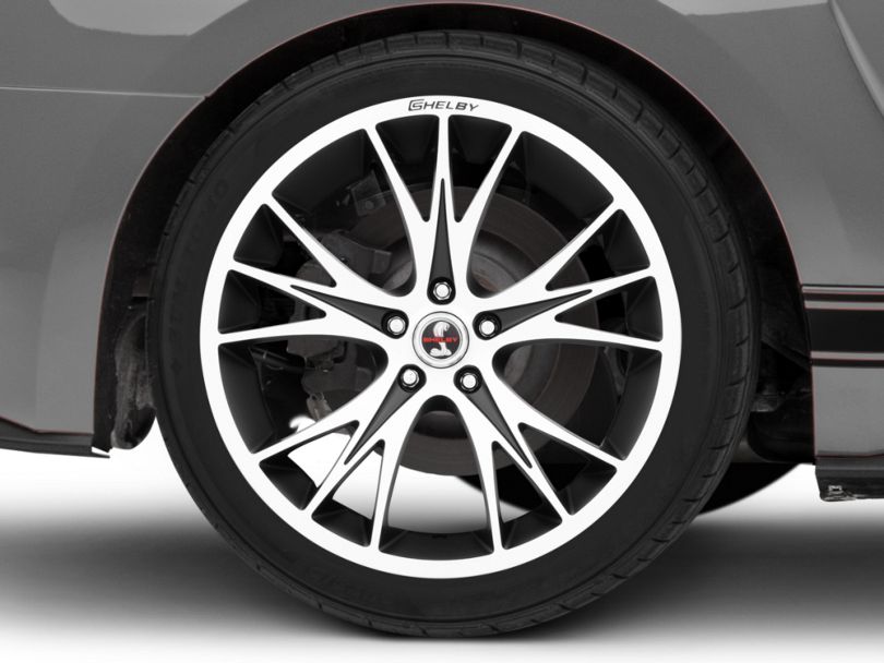 Shelby Mustang CS1 Black Machined Wheel - 20x11 - Rear Only 33961 (15 ...