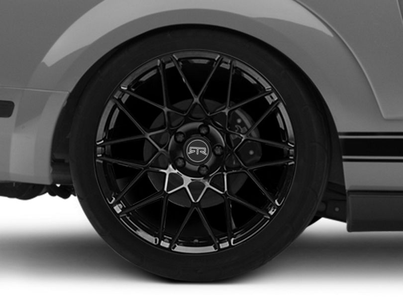 RTR Mustang Tech Mesh Gloss Black Wheel - 20x10.5 - Rear Only 850GB ...