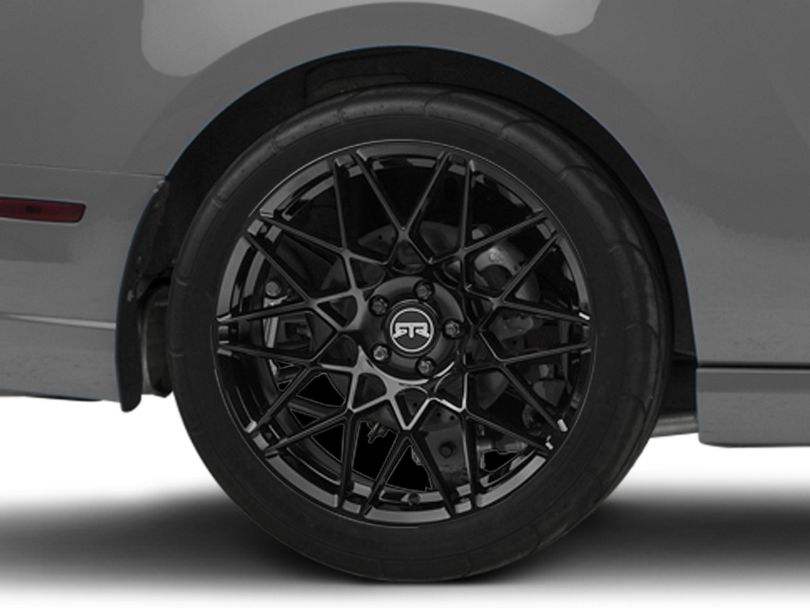 RTR Mustang Tech Mesh Gloss Black Wheel - 20x10.5 - Rear Only 850GB ...