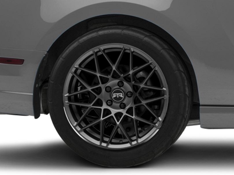 RTR Tech Mesh Satin Charcoal Wheel - 19x10.5 - Rear Only (10-14 All ...
