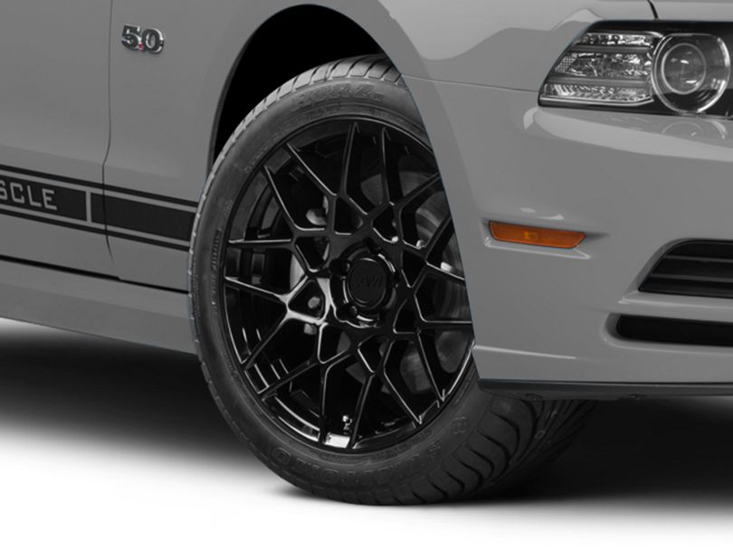 Mustang 2013 GT500 Style Gloss Black Wheel - 18x9 (10-14 Standard GT, V6)
