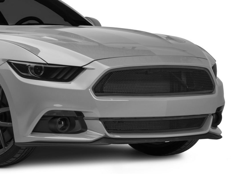 Modern Billet Mustang Mesh Grille - Black 393228 (15-17 GT, EcoBoost, V6)
