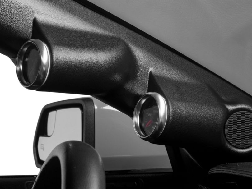 Auto Meter Mustang A-Pillar Gauge Mount - Dual 2-1/16 in. 12136 (15-20 ...