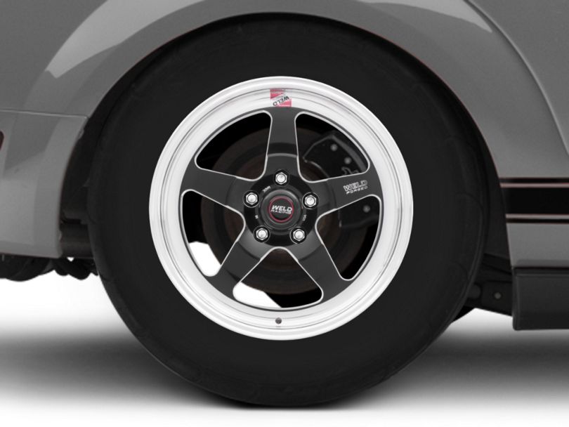 Weld Racing Mustang RTS S71 Black Anodized Wheel - 17x5 - Front Only ...
