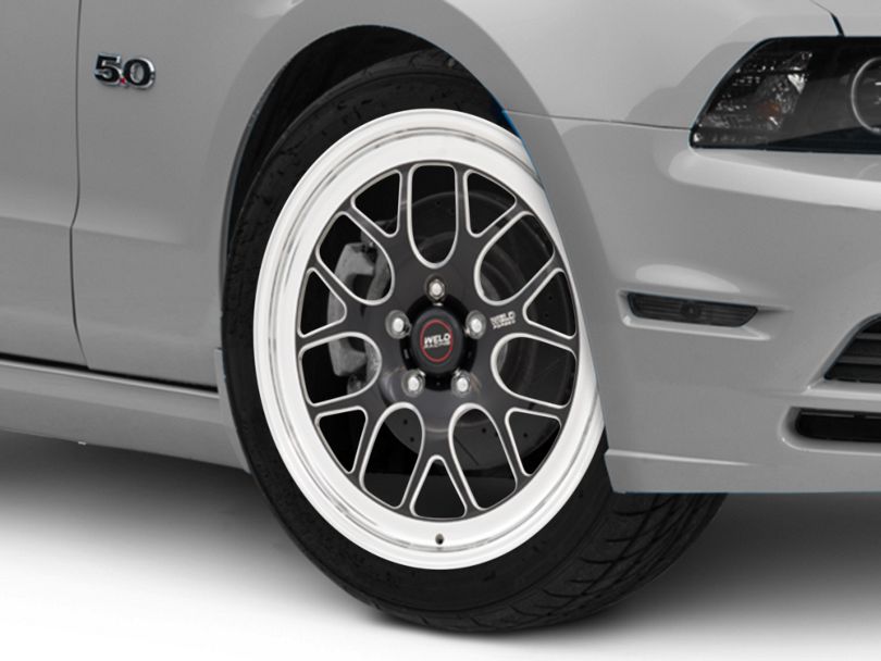 Weld Racing Mustang RTS S77 Black Anodized Wheel - 18x5 - Front Only ...