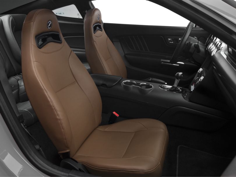 Corbeau Mustang Moab Reclining Seats - Tan Vinyl - Pair 70070 (79-20 All)