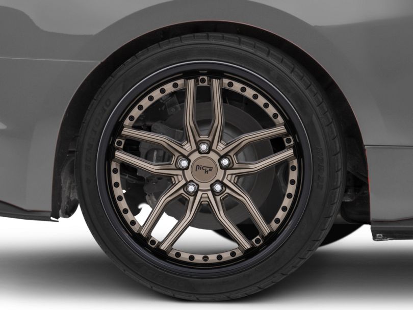 Niche Mustang Methos M195 Two Tone Bronze Wheel - 20x10.5 - Rear Only ...