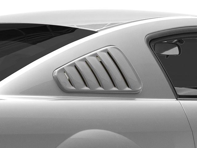 SpeedForm Mustang Classic Quarter Window Louvers; Pre-Painted 71315 (05 ...