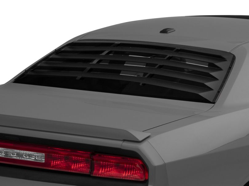 Challenger Rear Window Louvers - Aluminum (08-20 All)