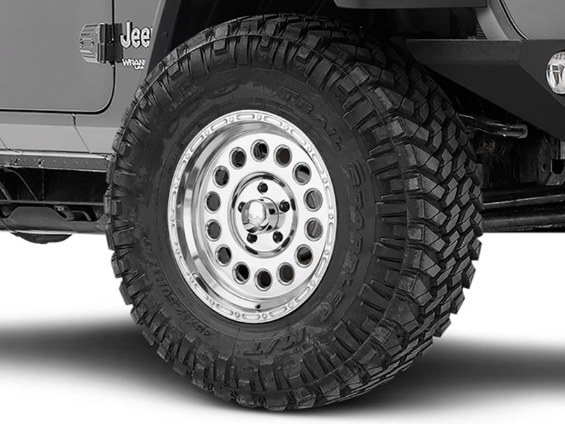 Raceline Jeep Wrangler 887 Rockcrusher Polished Wheel - 17x9 887-79050 ...