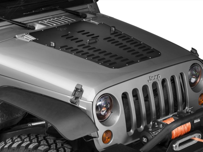 Poison Spyder Jeep Wrangler Hood Louver - Black 17-53-010-PC (07-12 ...
