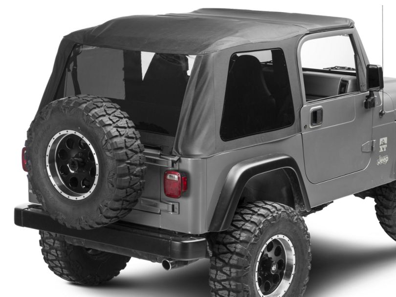 Smittybilt Jeep Wrangler Bowless Combo Soft Top w/ Tinted Windows ...