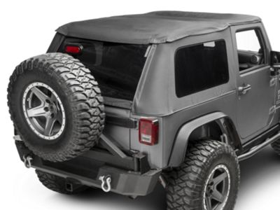 Smittybilt Jeep Wrangler Bowless Combo Soft Top with Tinted Windows ...