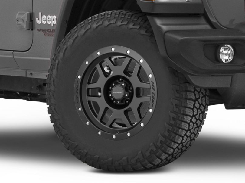 Pro Comp Wheels Jeep Wrangler Phaser Satin Black Wheel - 17x9 5041-7973 ...