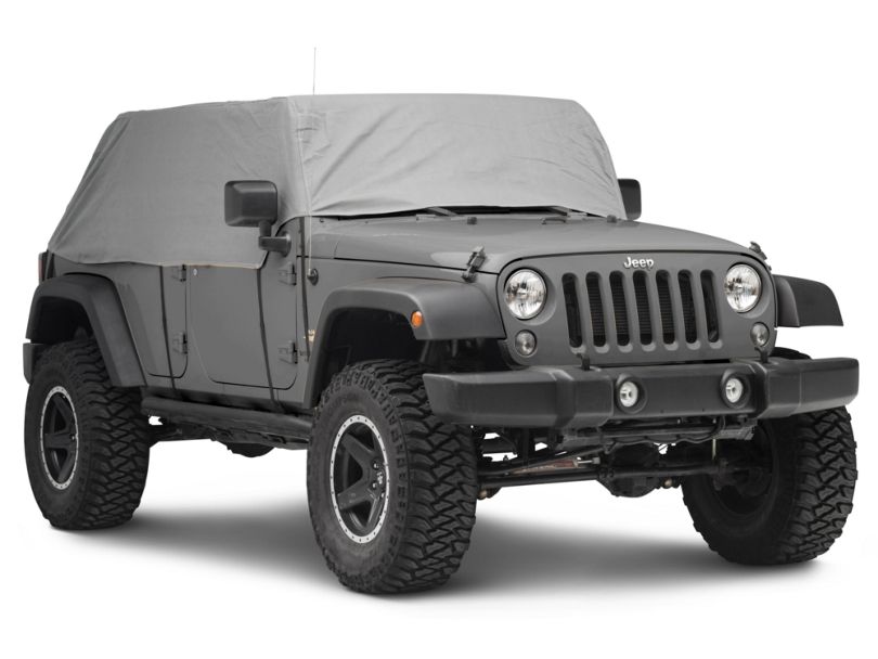 Jeep Wrangler Cab Only Cover - Gray (07-18 Jeep Wrangler JK 4 Door)