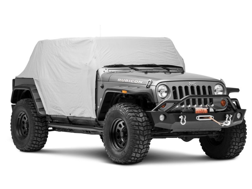 Jeep Wrangler Waterproof Cab Cover - Gray (07-18 Jeep Wrangler JK 4 Door)