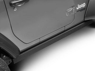 Barricade Jeep Wrangler Rubi Rails; Textured Black J130315-JL (18-24 ...