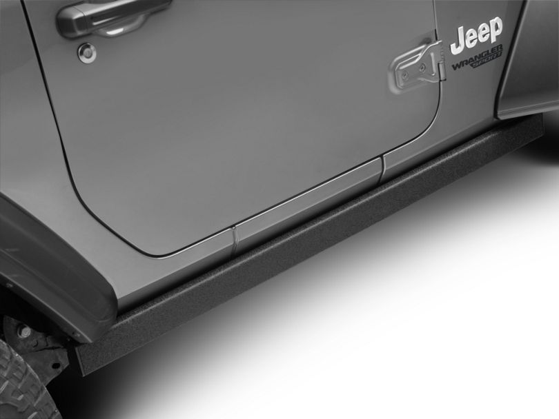 Barricade Jeep Wrangler Rubi Rails - Textured Black J130315-JL (18-20 ...