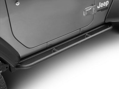 Barricade Jeep Wrangler Enhanced Rubi Rails; Textured Black J130316-JL ...