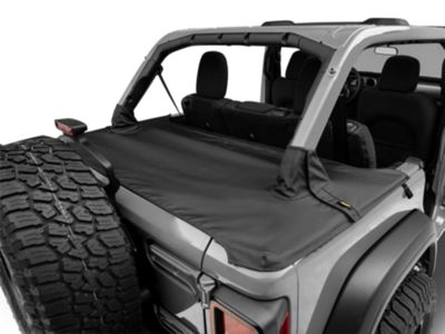 Bestop Jeep Wrangler Duster Deck Cover; Black Diamond 90036-35 (18-24 ...