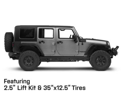 ION Wheels Jeep Wrangler TYPE 171 Matte Black Wheel; 17x9 171-7973MB12 ...
