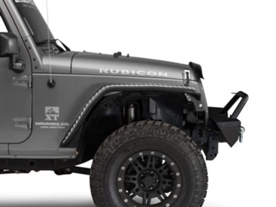 Rugged Ridge Jeep Wrangler Smoked Bug Deflector 11350.02 (07-18 Jeep ...