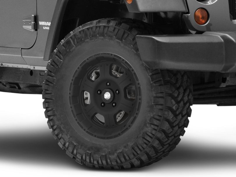 Pro Comp Wheels Jeep Wrangler 89 Series Flat Black Wheel - 17x8 PXA7089 ...