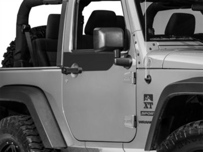Jeep Wrangler Rocker Panel Decal - Matte Black (07-18 Jeep Wrangler JK ...