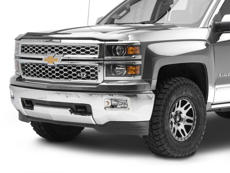 Weathertech Silverado Stone & Bug Deflector - Dark Smoke 50218 (14-15 ...