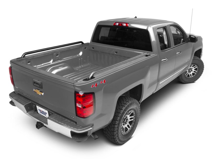 Barricade Silverado 1500 Bed Rails; Black S101538 (14-15 Silverado 1500 ...