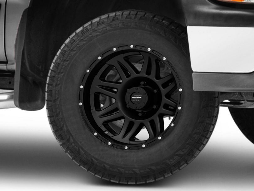 Pro Comp Wheels Silverado 05 Series Matte Black 6-Lug Wheel - 17x9 ...