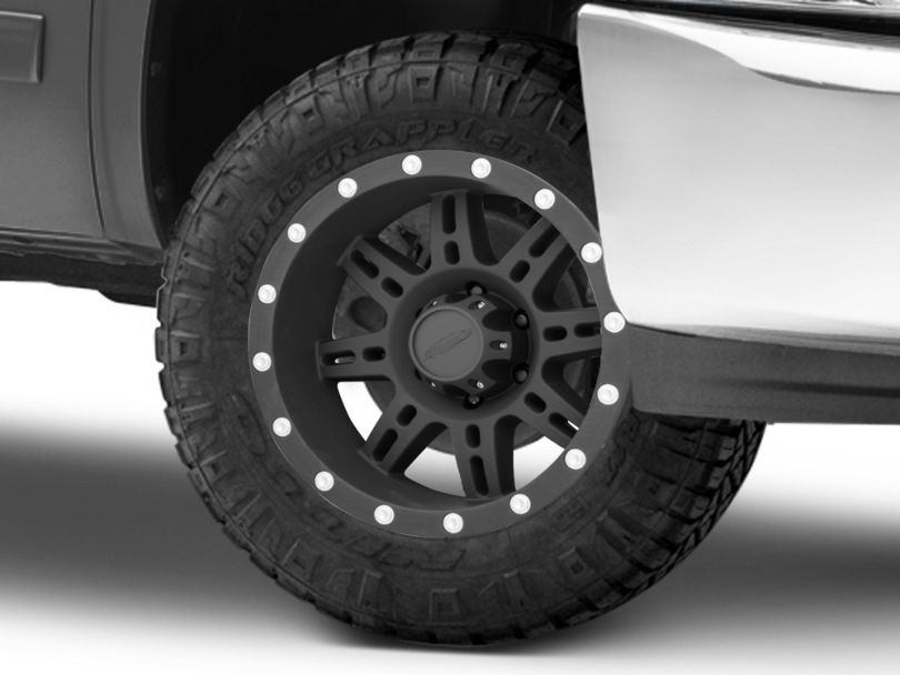 Pro Comp Wheels Silverado 31 Series Matte Black 6-Lug Wheel - 18x9; 0mm ...
