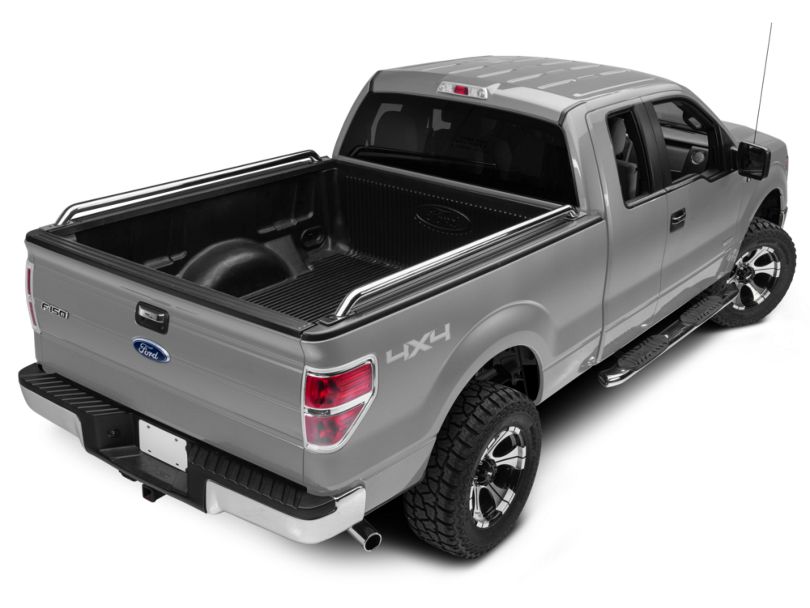 Barricade F-150 Bed Rails; Stainless Steel T102847 (04-14 F-150 w/ 6.5 ...