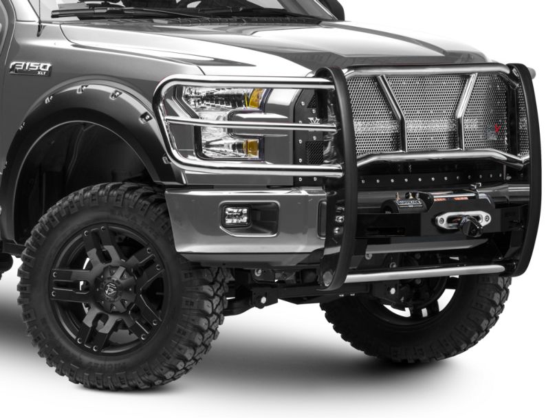 F-150 HDX Winch Mount Grille Guard - Stainless Steel (15-20 F-150 ...