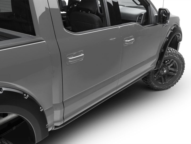 N-Fab F-150 Cab Length Rock Rails - Textured Black F154RKRCC (15-19 F ...