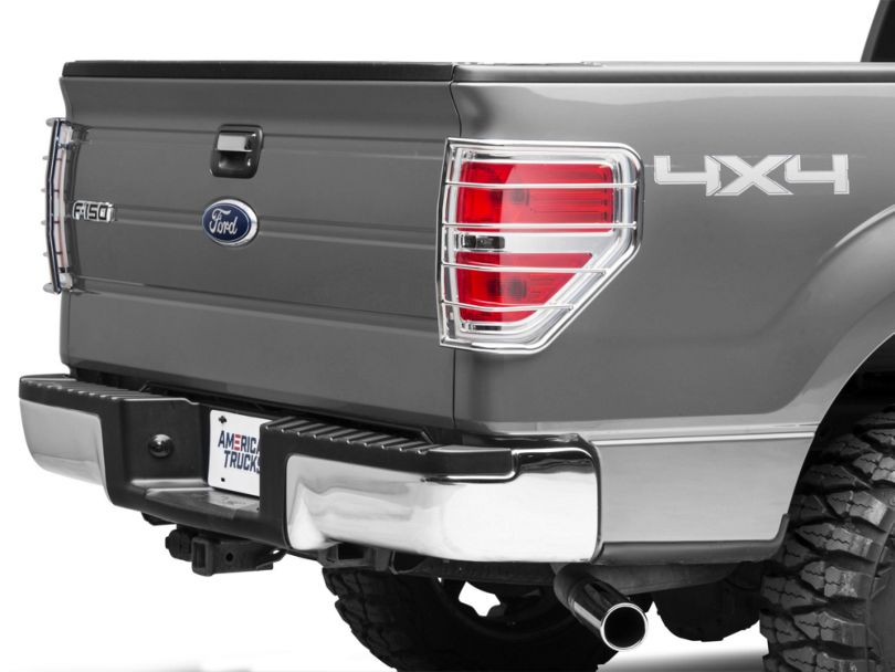 F-150 Tail Light Guards - Stainless Steel (09-14 F-150 Styleside)
