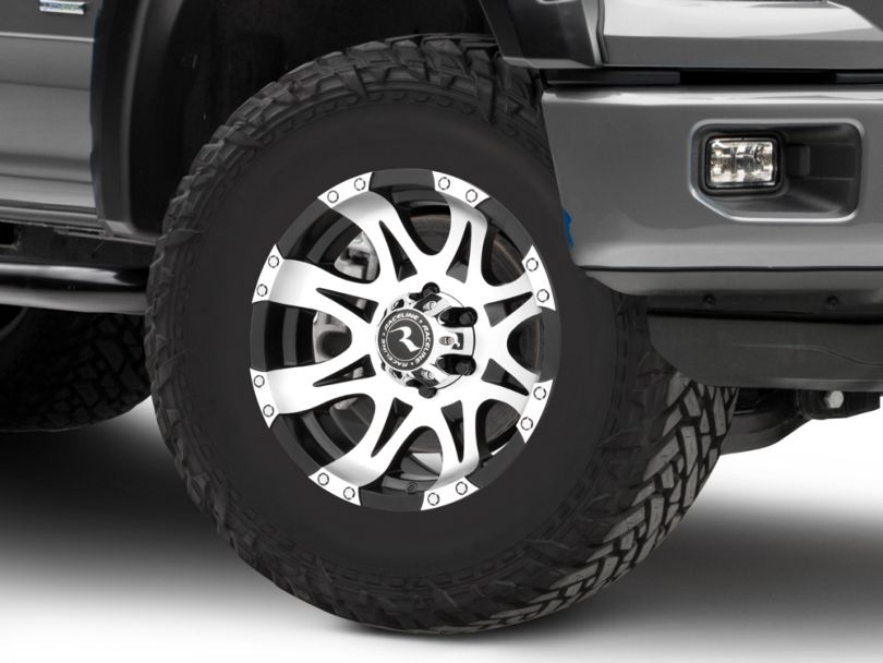Raceline F-150 Raptor Black Machined 6-Lug Wheel - 17x9; 6mm Offset 982 ...