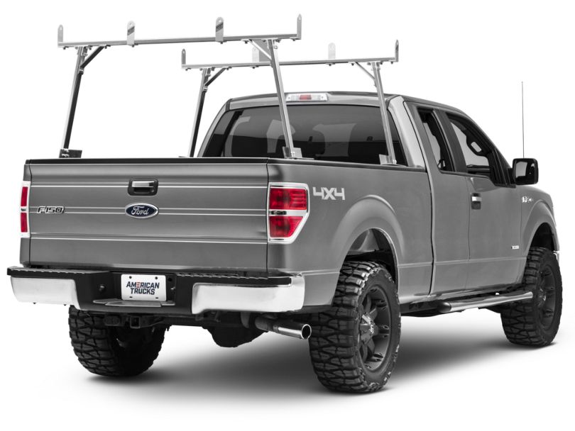 F-150 Aluminum Econo Truck Rack; 800 lb. Capacity (Universal Fitment)