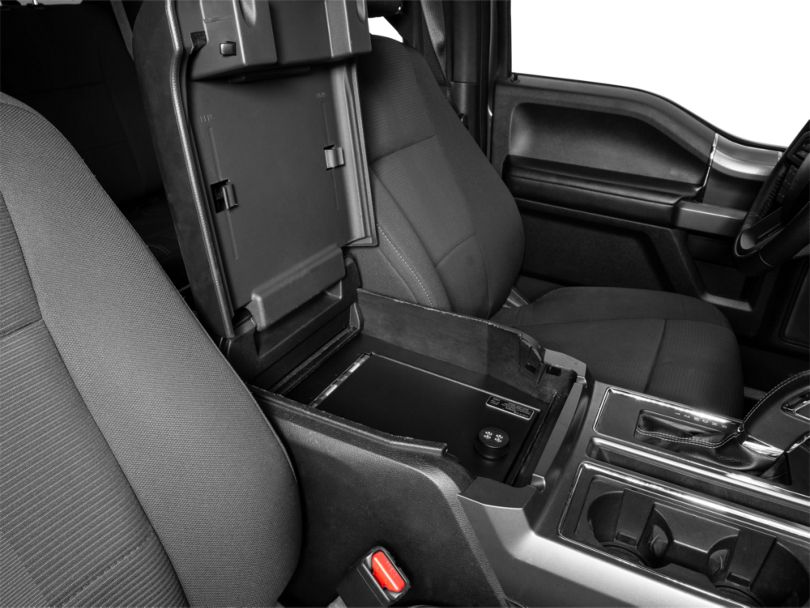 Lock'er Down F-150 Console Safe LD2045-4 (15-20 F-150 w/ Flow-Through ...