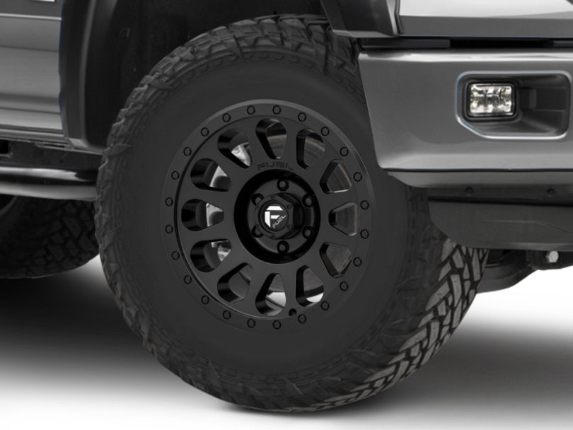 Fuel Wheels F-150 Vector Matte Black 6-Lug Wheel - 18x9; 1mm Offset ...
