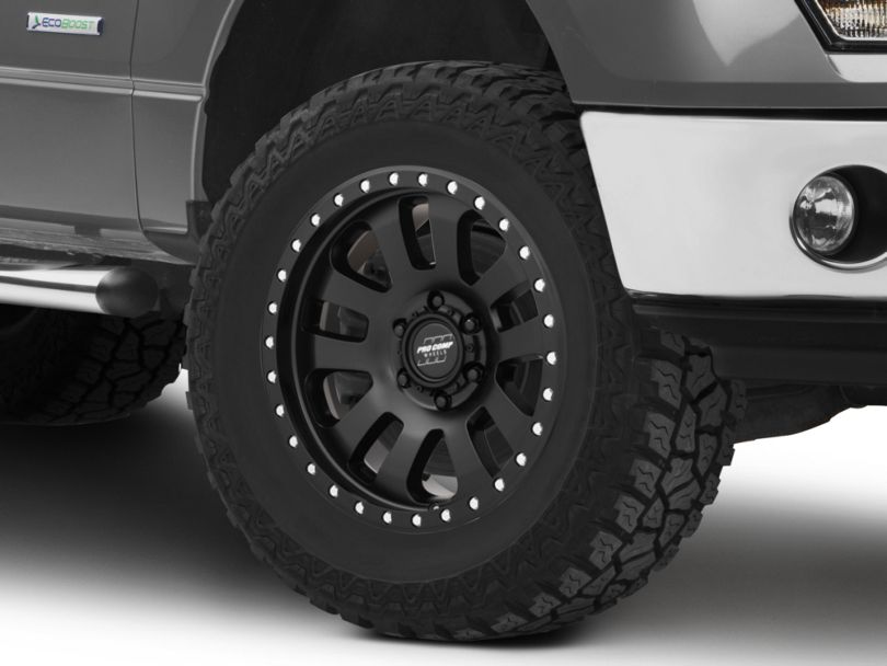 Pro Comp Wheels F-150 Prodigy Satin Black 6-Lug Wheel - 18x9 7046-8936 ...