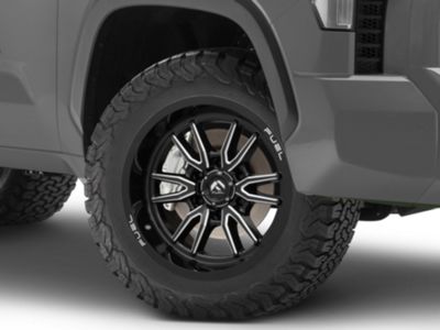 Fuel Wheels Tundra Clash Gloss Black Milled 6-Lug Wheel; 20x9; 1mm ...